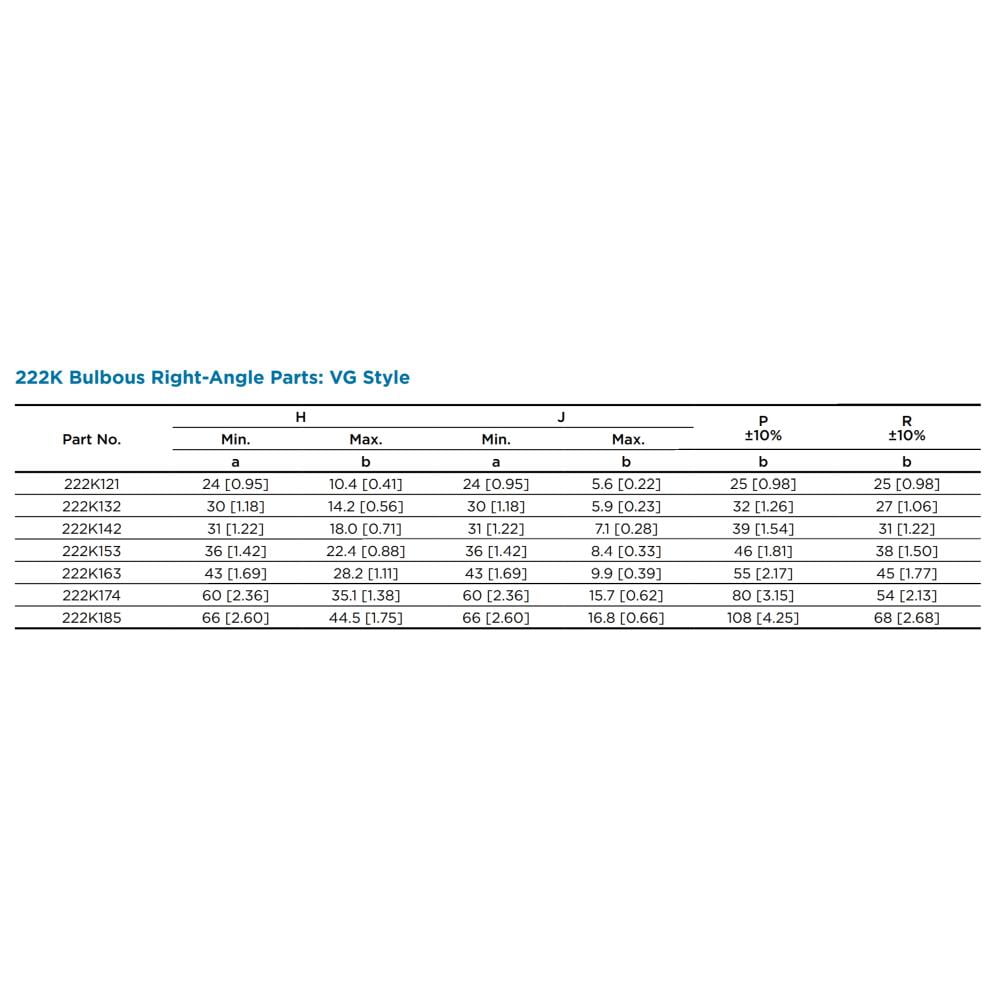 Raychem 222K142-25-0 90° Moulded Boot 31mm